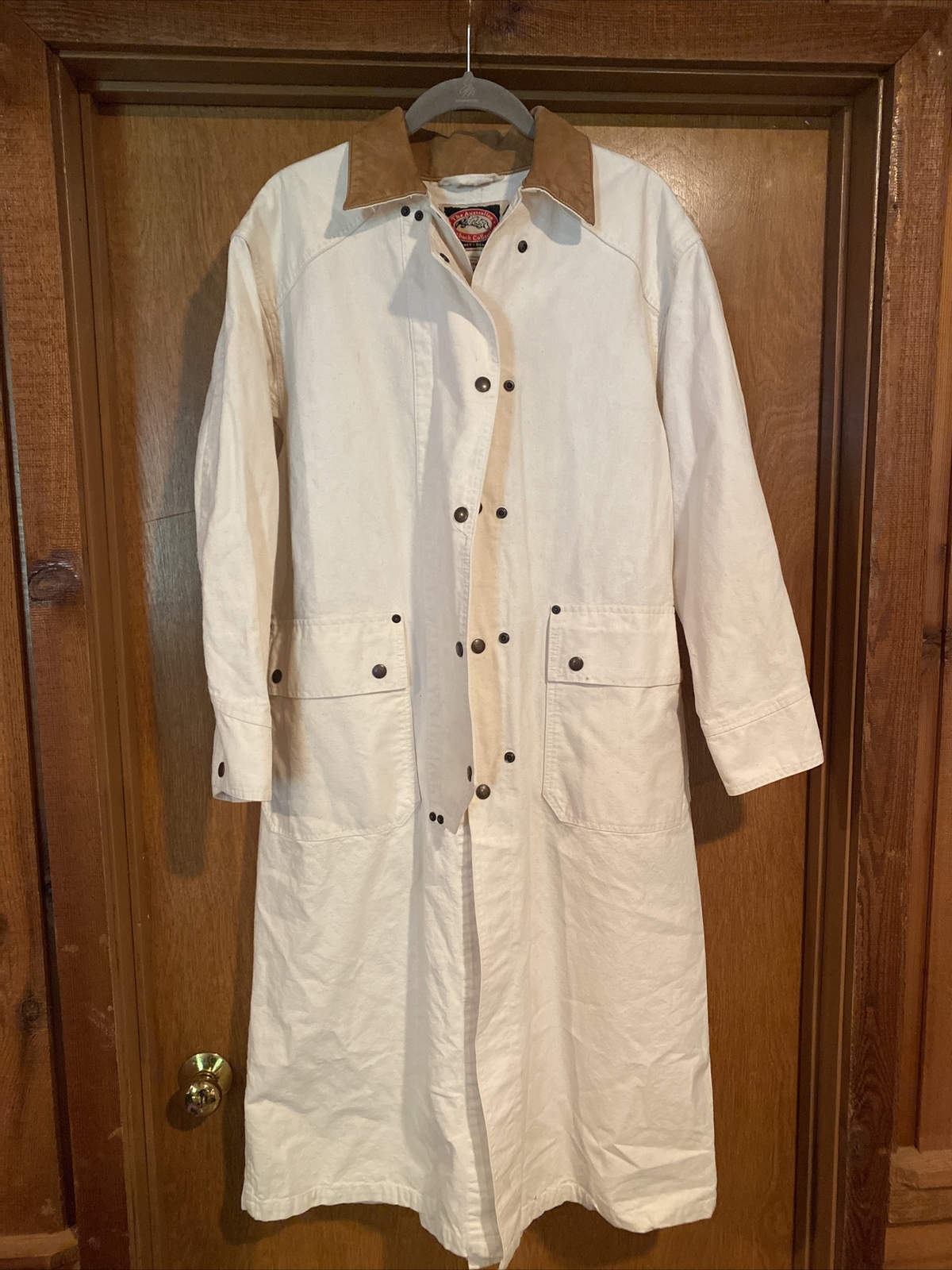 Australian Outback Collection Duster Coat XS White Du… - Gem
