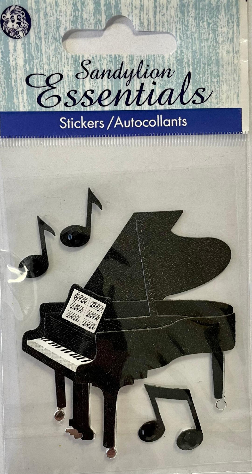Sandylion Essentials Dimensional Stickers ~ PIANO | eBay