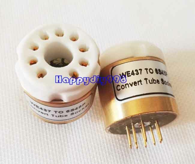 1PC DIY Adapter Socket Converter WE437A TO 6S45P for Vacuum tube AMP | eBay