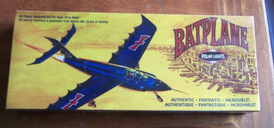 Batplane Batman model kit Polar Lights NIB shrink wrap 2002 | eBay