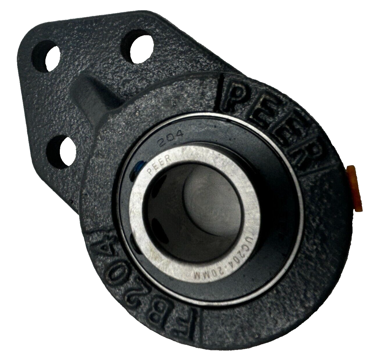 PEER FB204 BEARING 3-BOLT FLANGE BRACKET UC204-20MM CAST IRON 20MM | eBay
