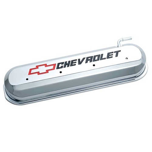 Proform Cast Alloy Rocker Covers Chrome with Logo for Chevrolet LS ...