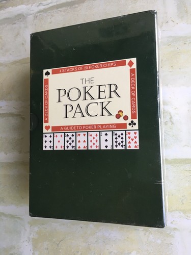 THE POKER PACK - Guide To Poker : Poker Chips : Card Deck - NEW SEALED ...