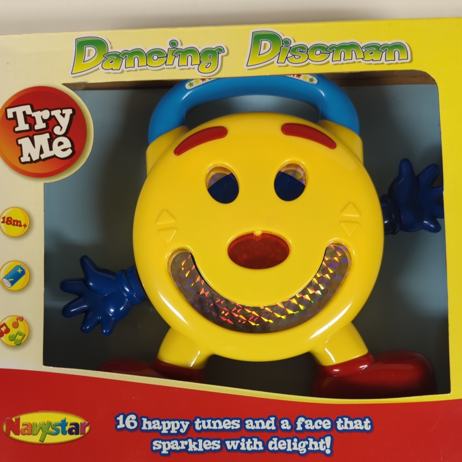 NavyStar Dancing Discman 7" Musical Baby Toddler Toy - Tested / Works ...