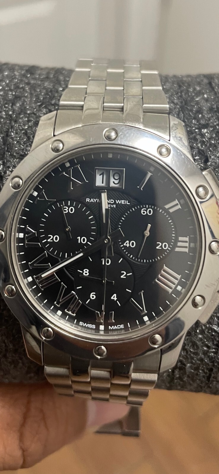 Raymond Weil Tango Chronograph Steel Black Dial Quart… - Gem