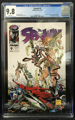 Spawn 9 CGC 9.8 💥Image, 1st Angela, March 1993, Neil Gaiman, UK Seller💥 ...