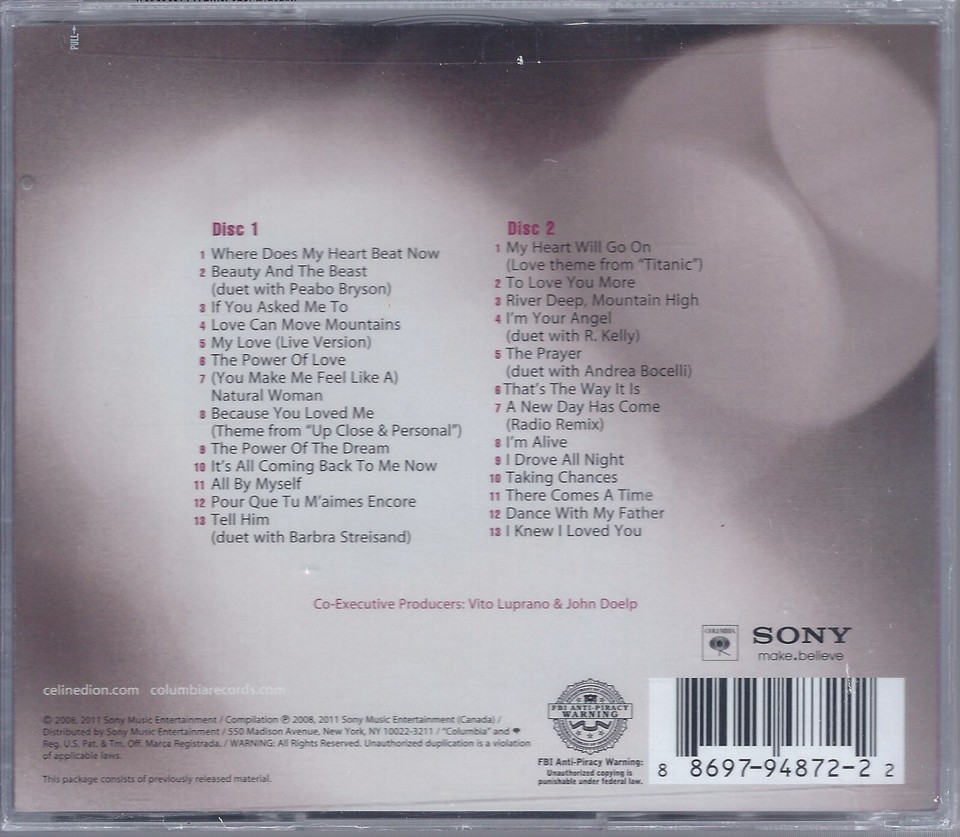 Celine Dion - The Essential (CD, 2011, 2-Disc Set) NEW 886979487222| eBay