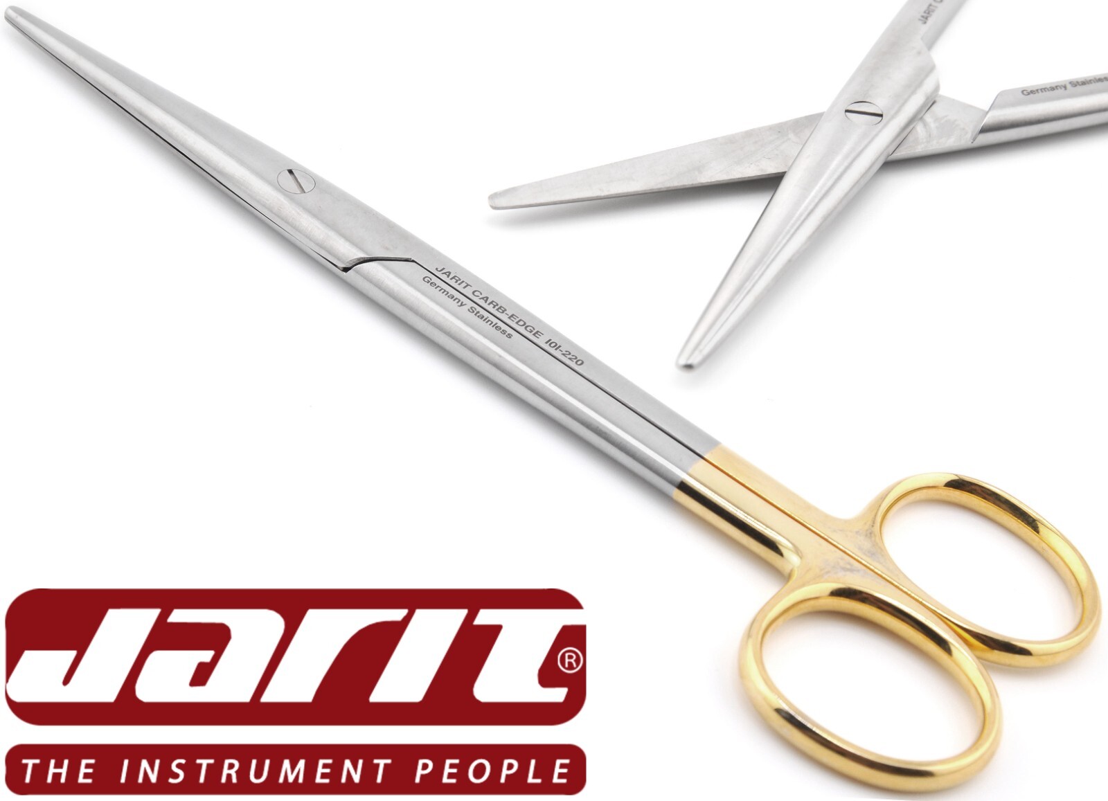 JARIT 101-220 Carb-Edge Mayo STR Straight Blunt Scissors Tungsten Carbide 6.75" | eBay