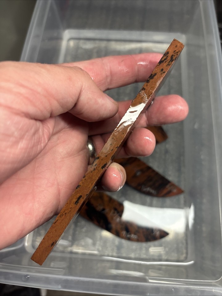 Flint Knapping Practice Mahogany Obsidian Arrow Preform Blank 1921 ...