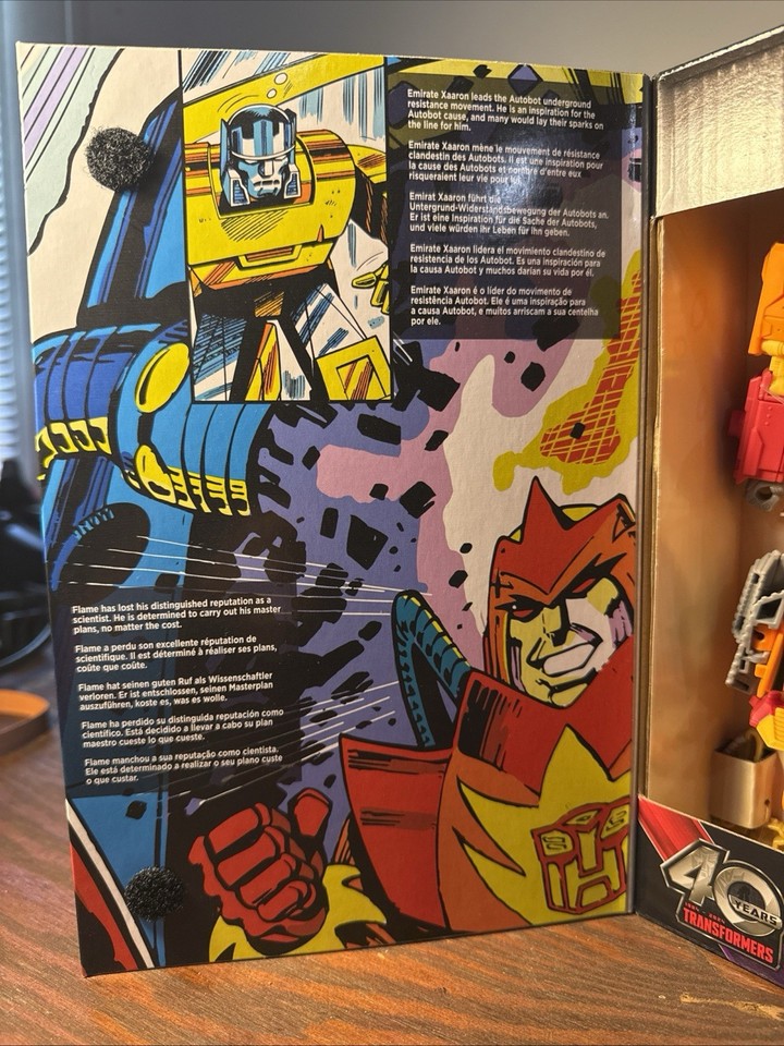 Transformer Generations Comic Edition Autobot Flame & Emirate Xaaron | eBay