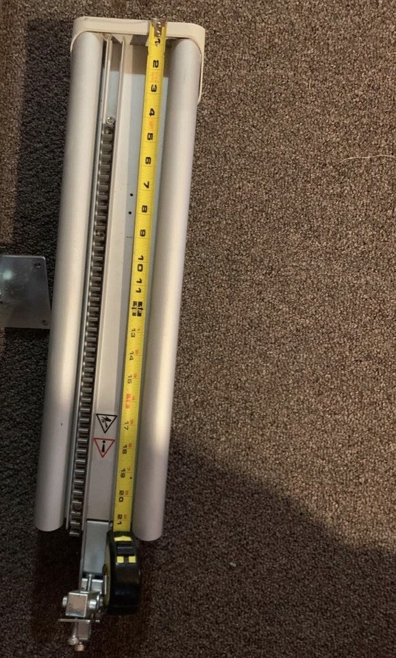 Acorn 120 Acorn 130 stairlift Hinge section rail assembly | eBay