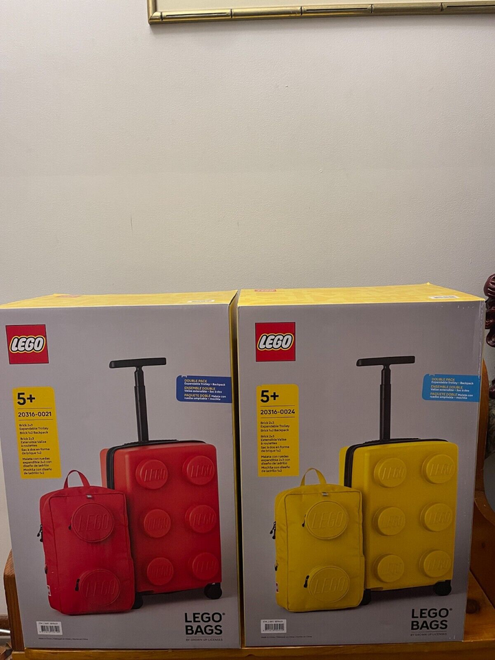 Lego Carry-on set expandable Trolley TSA lock & Backpack laptop ...