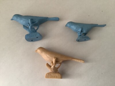 VINTAGE MARX HARD PLASTIC BIRDS OF THE WORLD LOT OF 3 | eBay