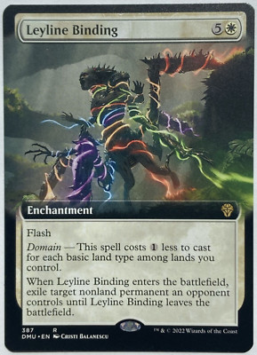 MTG Leyline Binding *EXTENDED ART* Dominaria United 387 NM Rare | eBay