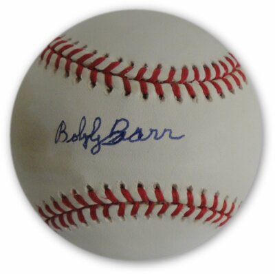 Bobby Barr Hand Signed Autographed MLB Baseball Brooklyn LA Dodgers W ...