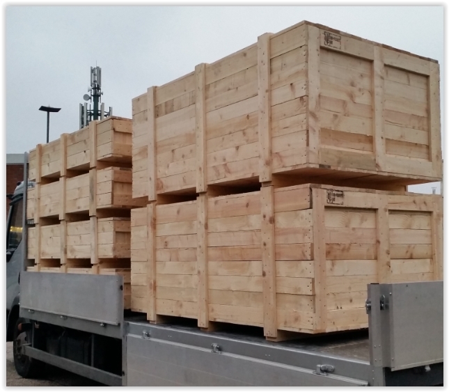 Wooden Shipping Crates - Export Packing Cases / Boxes - 1m x 1m x 1m ...