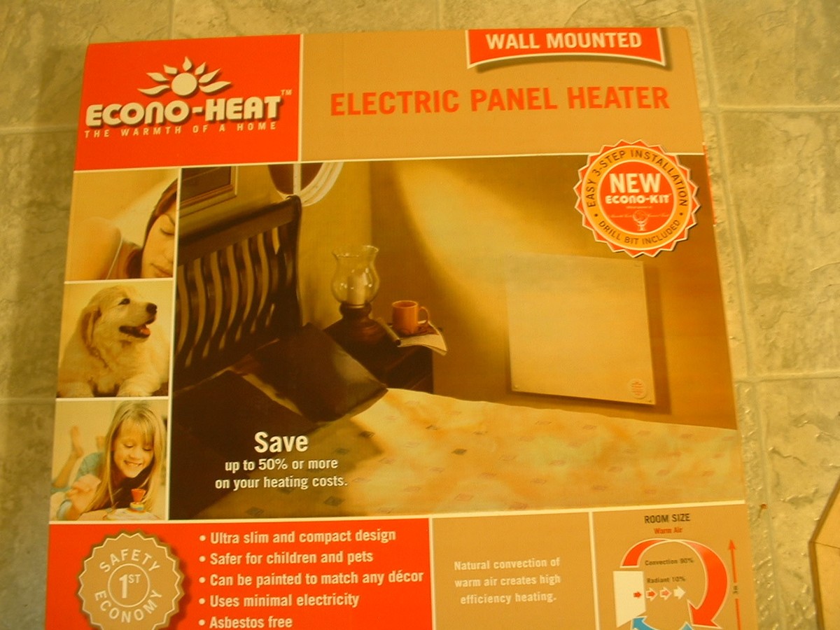 Econo Heat Wall Panel Convection Heater Tot 17% Op Elektrisch