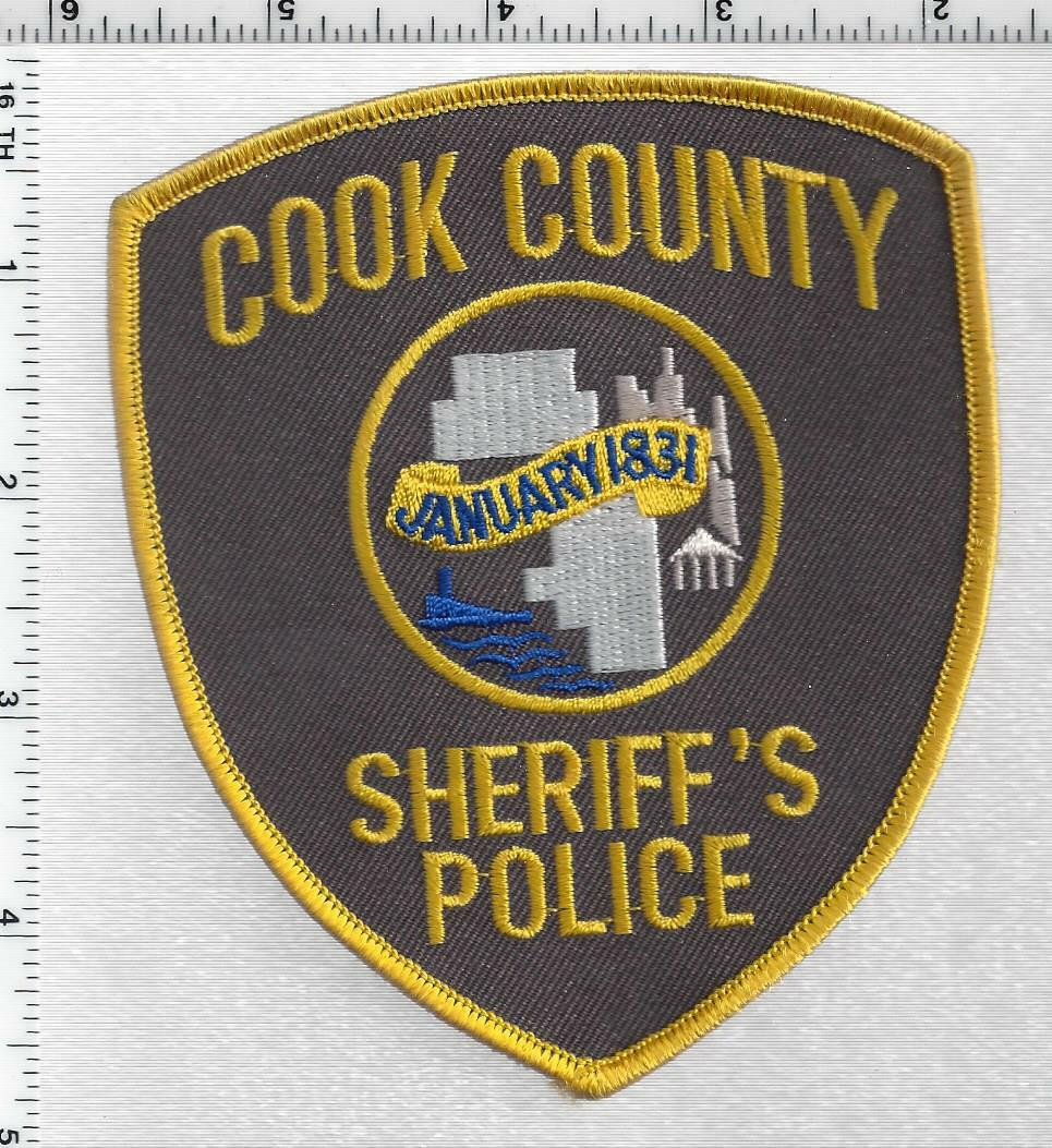 Cook County Sheriff's Police (Illinois) 3rd Issue Shoulder Patch | eBay