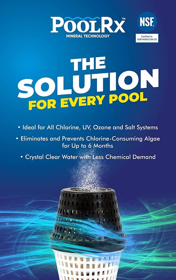PoolRX Plus Blue Unit Swimming Pool Mineral Chemical - (Choose Quantity ...