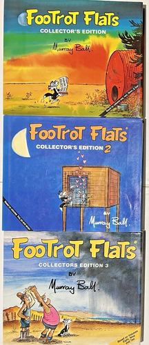 Murray Ball ~ Footrot Flats Collectors Editions 1 2 & 3 ~ HB/DJ ~ VGC ...