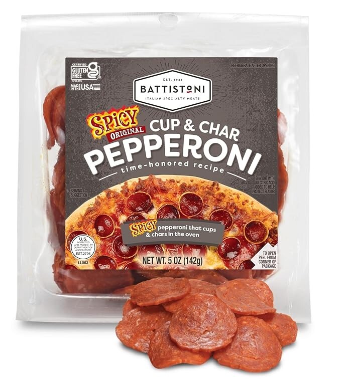Battistoni Cup & Char Spicy Pepperoni, Single 5oz Pouch | eBay