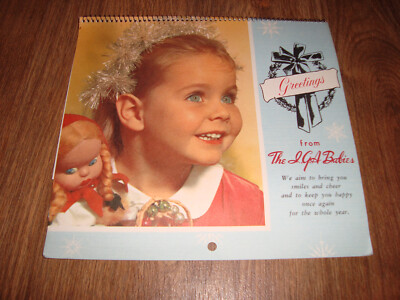 Vintage IGA Babies Jaeger's IGA Store Calendar 1958 | eBay