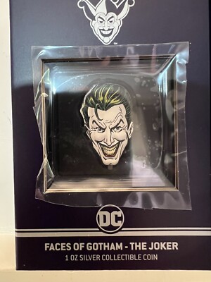 2022 1oz FINE SILVER. FACES OF GOTHAM--------THE JOKER | eBay