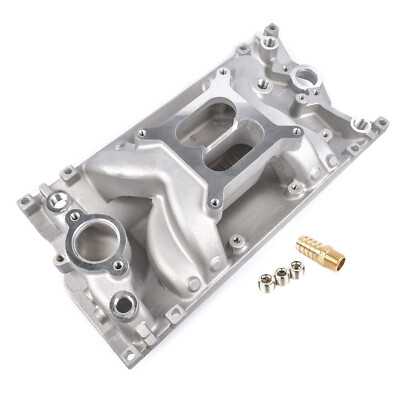Dual Plane Vortec Air Gap Intake Manifold 2028 For Small Block Chevy ...