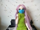 Doll face mask for 1/4 scale BJD doll Miniature medicine facemask ...