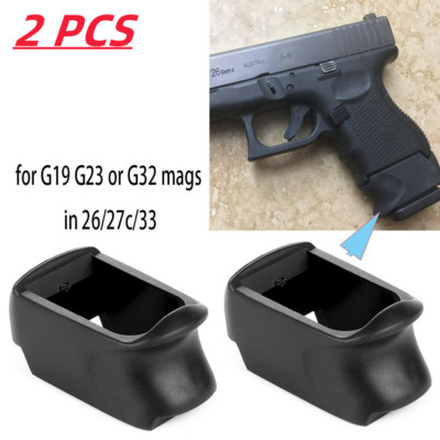 2 PCS Tcatical X-Grip Adapter for Glock 26 27C G19 G23 G26 G27 G32 G33 ...