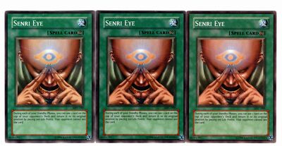 Yugioh- 3X Senri Eye - Common - Unlimited - MFC-089 - Light Play | eBay