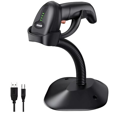 Symcode Wireless 2D Barcode QR Bluetooth Scanner w/Auto-Sensing Stand ...