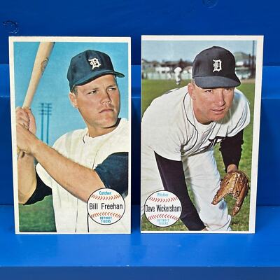 Lot of 2 - 1964 Topps Giants MLB Baseball Cards DETROIT TIGERS Vintage ...