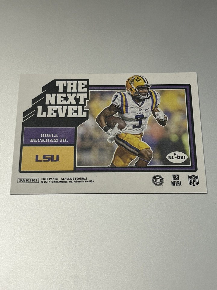 2017 Classics ODELL BECKHAM JR. #NL-OBJ New York Giants LSU The Next ...