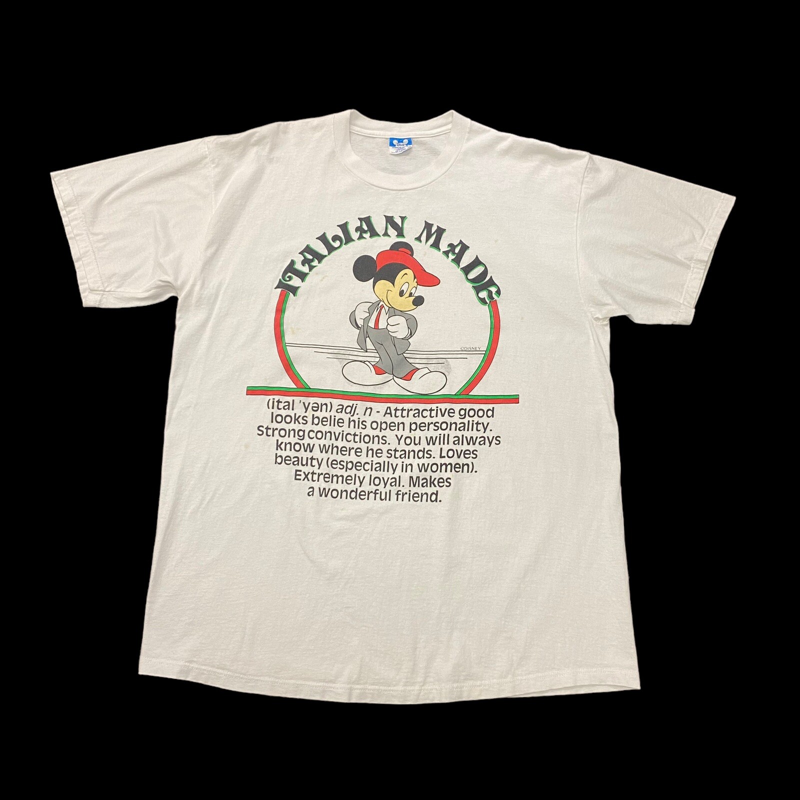 Vintage Mickey Mouse Disney Italian Made Epcot Center… - Gem