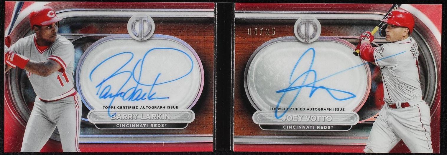 2024 Topps Tribute - Tribute Tandem Autograph Books Joey Votto, Barry ...