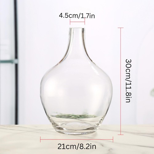 Clear Vases For Flowers Clear Glass Vase 12 Inch Vase Glass Jug Vase ...