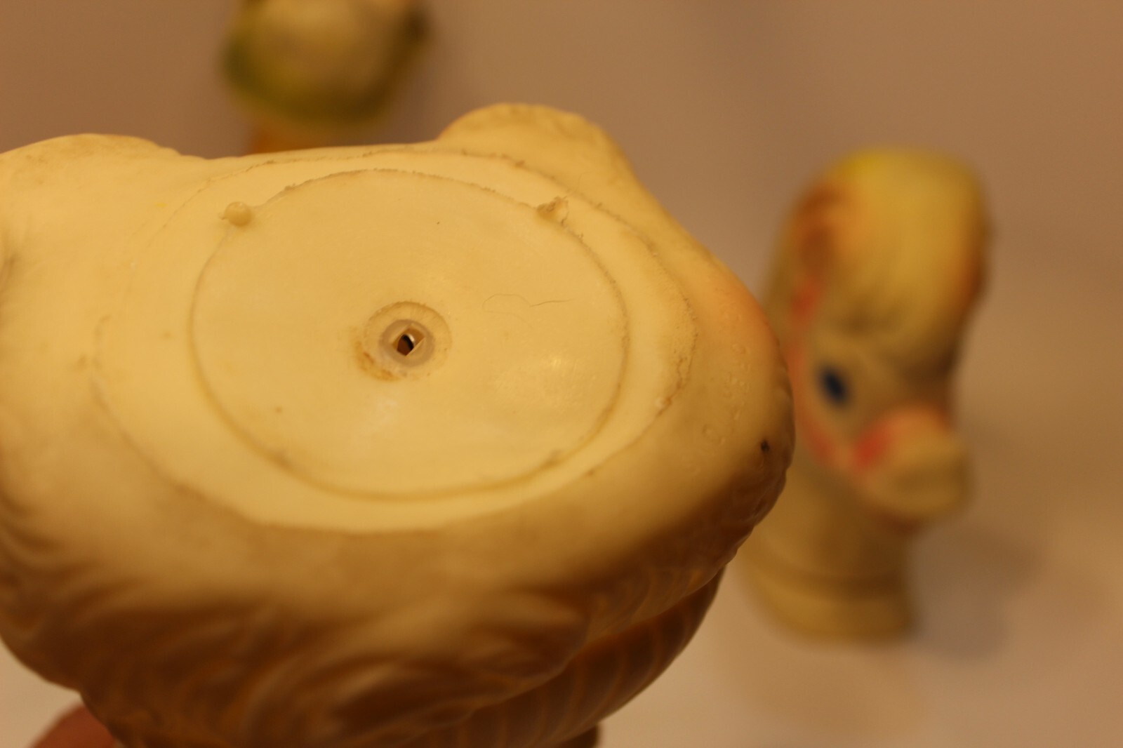 Lot of 3 Vintage 1960s Rubber Toys Vinyl Squeaker Squeeze Lion Dog ...