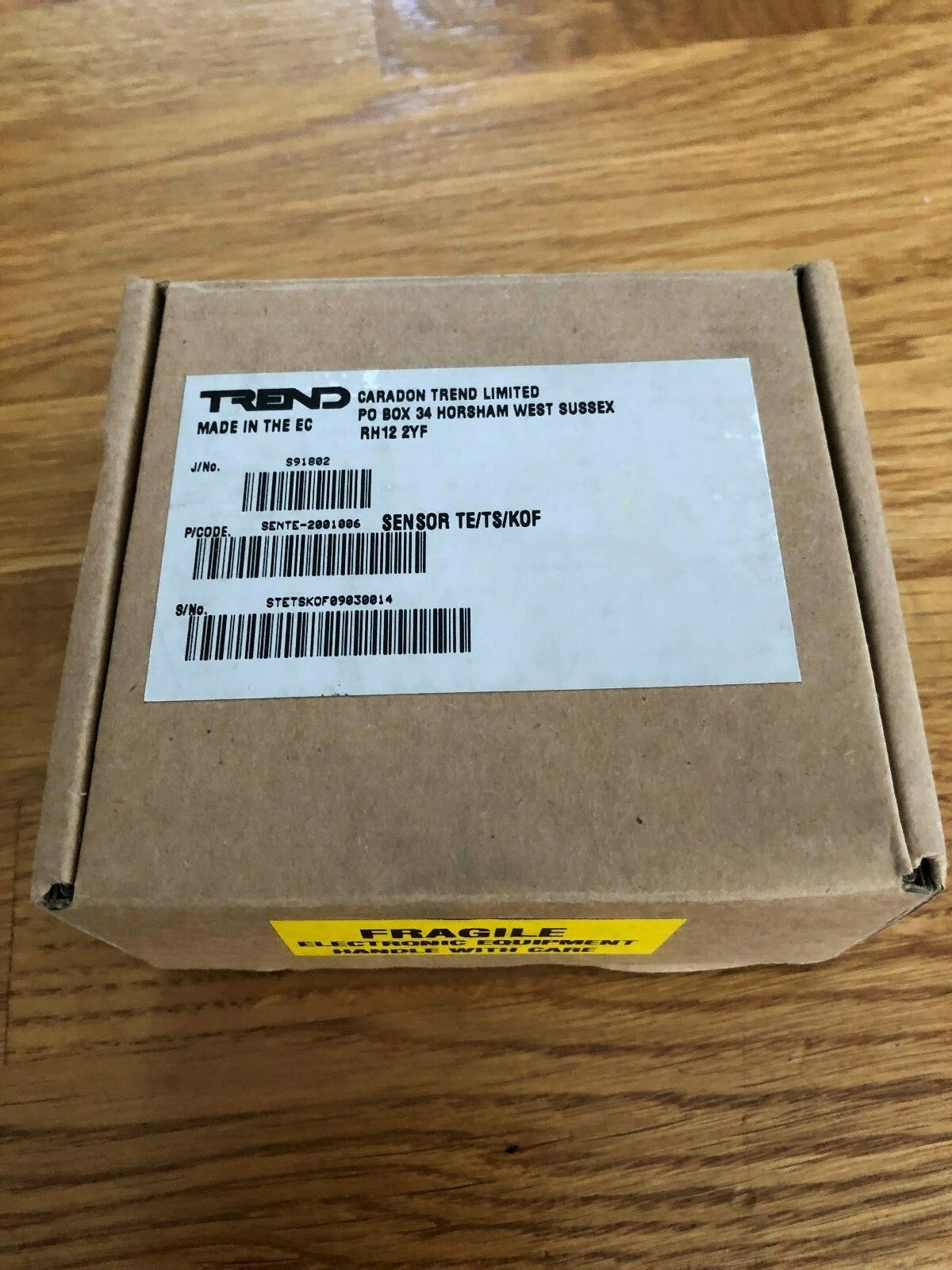 TREND TE/TS/KOF Thermistor room sensor with temperature adjustment ...