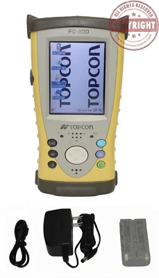 TOPCON FC-200 DATA COLLECTOR POCKET 3D SOFTWARE, RTK GPS, SURVEYING ...