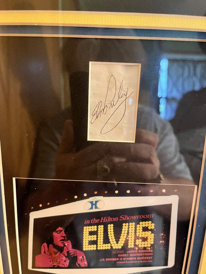 elvis presley autograph original And Two Leroy Neiman Prints | eBay
