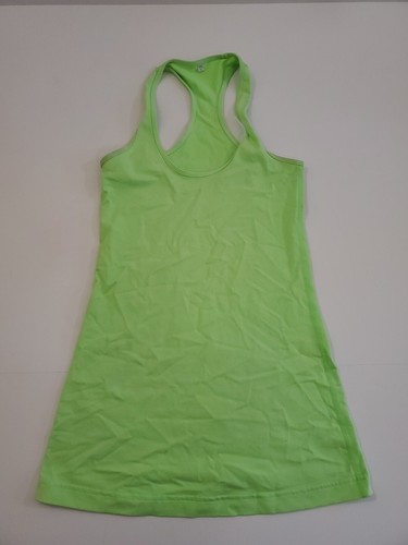 Lululemon Cool Racerback Size 4 Neon Green Tank Top | eBay