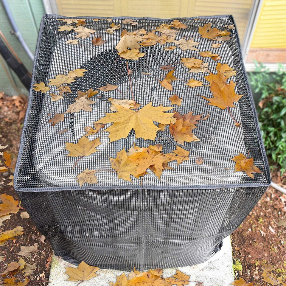 US Full Mesh Air Conditioner Cover - All Season Central AC Defender for ...