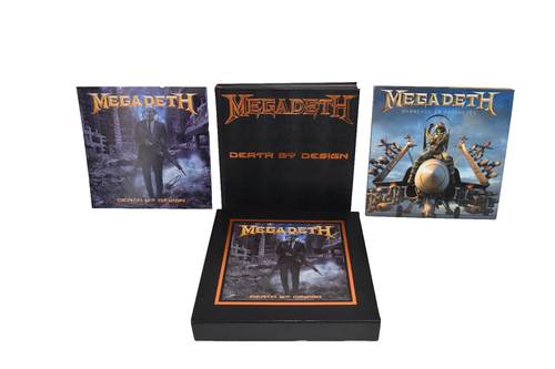 Megadeth ‎– Death By Design Graphic Novel + Warheads On Foreheads 4 Lps ...