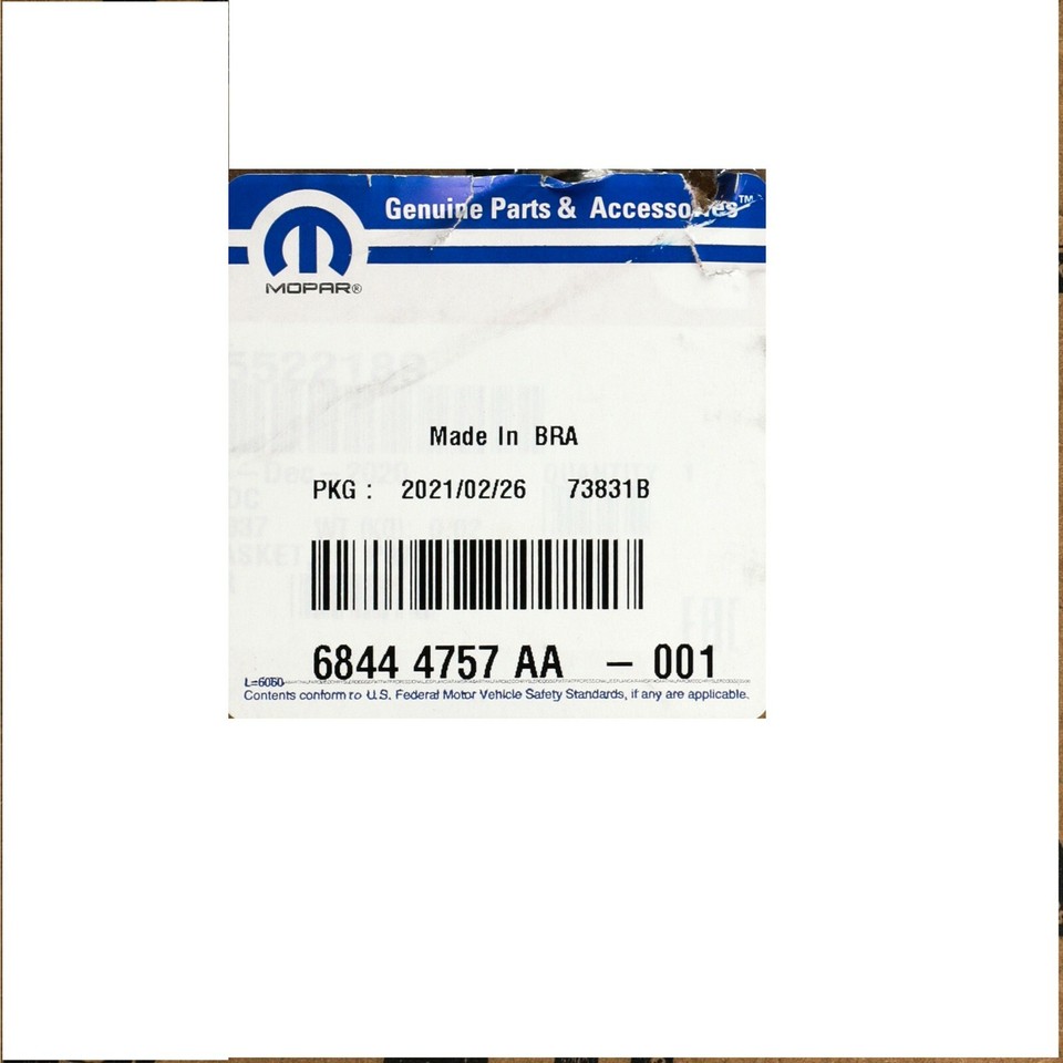 08-26 RAM 2500 3500 4500 OIL PAN GASKET SEAL OEM NEW MOPAR GENUINE ...