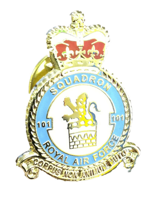 Royal Air Force 101 Squadron MOD Approved Military Enamel Lapel Badge ...