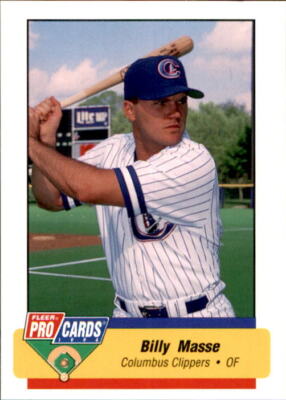 1994 Columbus Clippers Fleer/ProCards #2966 Billy Masse Manchester ...