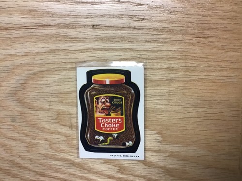 1970 Topps Wacky Packages Card Taster’s Choke Coffee | eBay