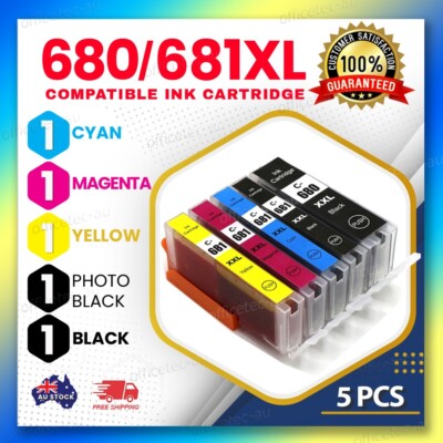 5x Ink Cartridges PGI-680 CLI-681 XXL For Canon TS6360a TS8260 TS8360 ...