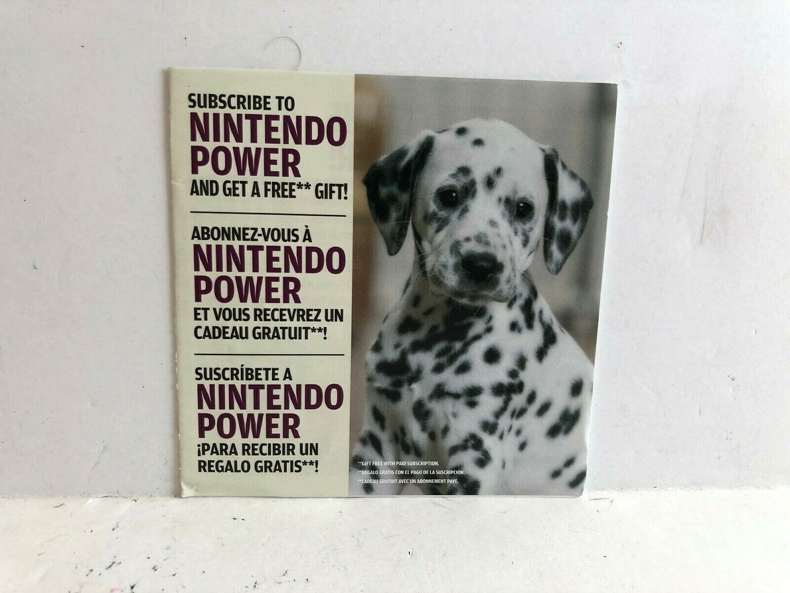 Nintendo Power Subscribe Advertisement Nintendogs DS ManONLY Insert ...